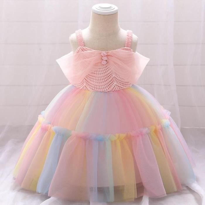 Robe Fille mignon Mode Elegant Princesse Performance Enfants nouvelles ...