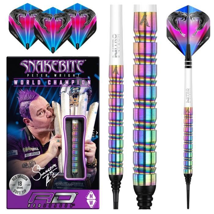 Peter Wright Snakebite 1: 16g Poids du canon, 18g Poids total ...