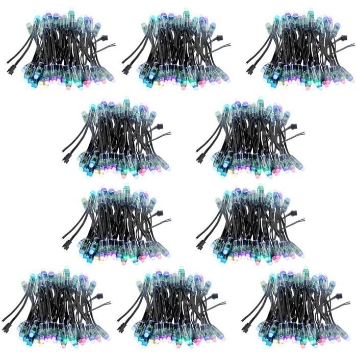 Ws2811 Lot De 500 Modules Led Rvb Adressables Individuellement 12 Mm 12 ...