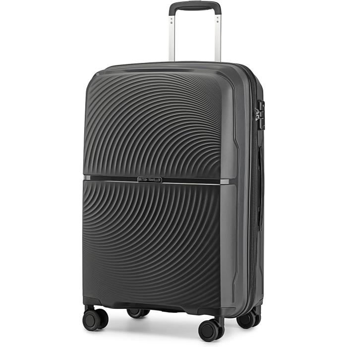 Valise Cabine Bagages Cabine 40 Liters, Valise Rigide Soute En Polypropylène Valise De Voyage À ...