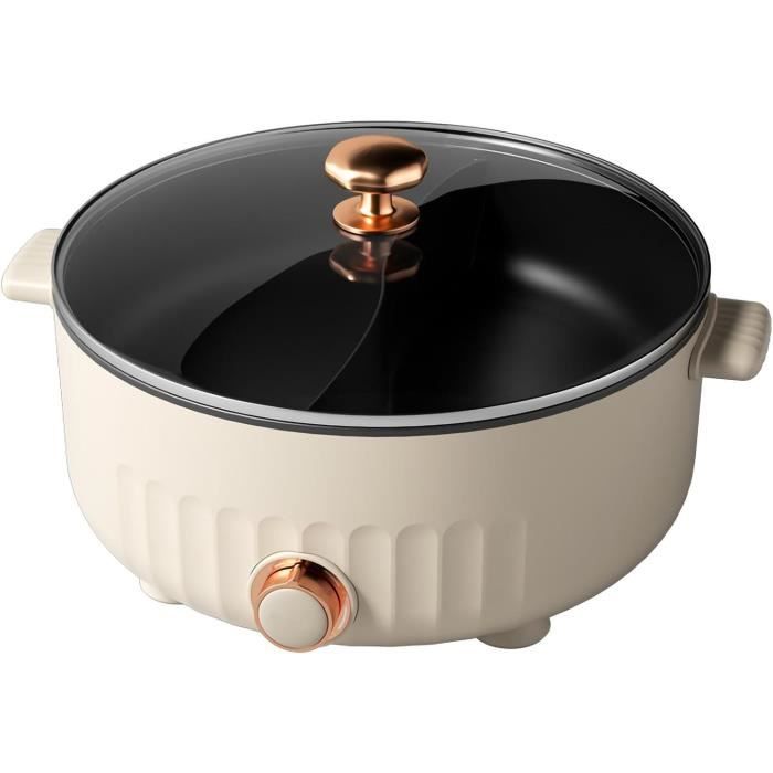 Faitout 2 Compartiment, 6 Litres, 1350 Watts, 30Cm De Diamètre Appareil ...