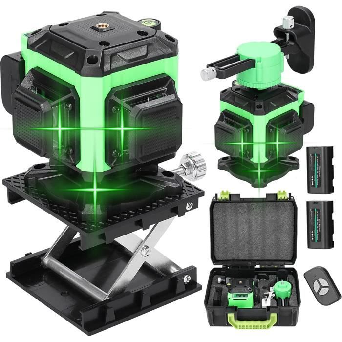 Geevorks Niveau Laser 3D 12 Lignes Niveaux à bulle laser avec ...