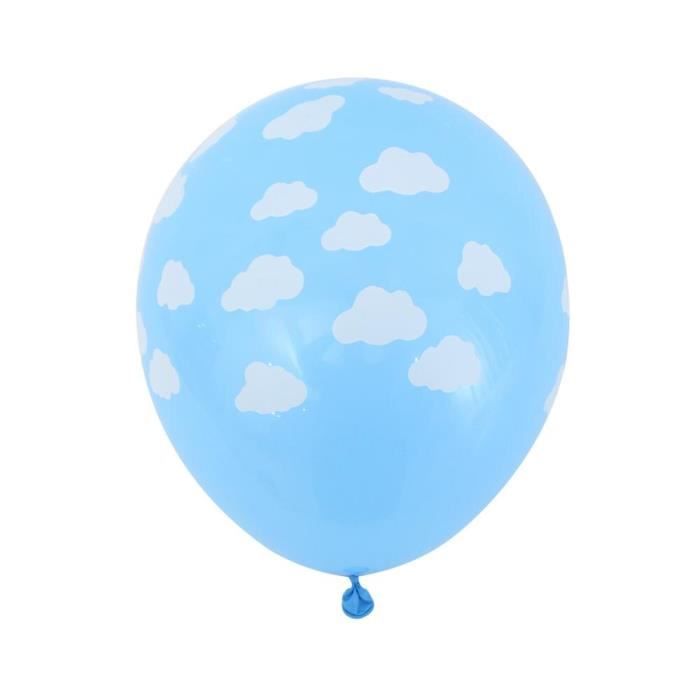 Ballons de nuages bleus et blancs 12 pouces, grand avion, décor de ...