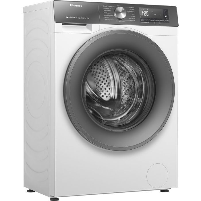 Lave-linge hublot HISENSE W9043BWS3S - 9 kg - Vapeur - 1400 trs/min ...