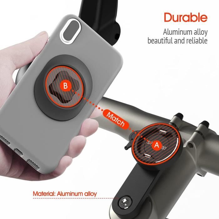 Support De Téléphone Vélo Universel, Porte-Téléphone En Aluminium Pour ...