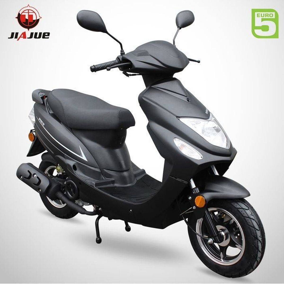 Scooter 50cc 4T SPIRO 50 JIAJUE / Noir Mat - Cdiscount Auto