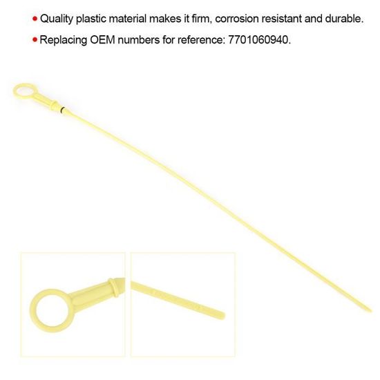 Dilwe Dipstick Huile Moteur 7701060940 1.5 Dci - Cdiscount Auto