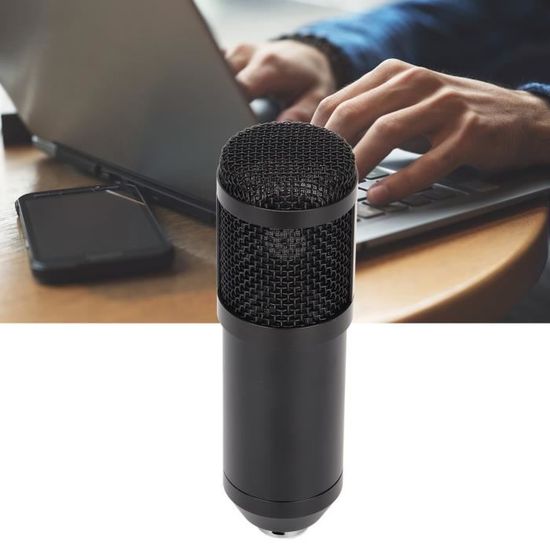 FAN-Microphone Condensateur Filaire Professionnel avec Suspension ...