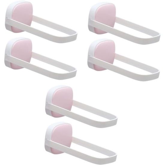 6 Pièces Support De Stockage De Cintre Cintres Porte-Chaussures Mural À ...