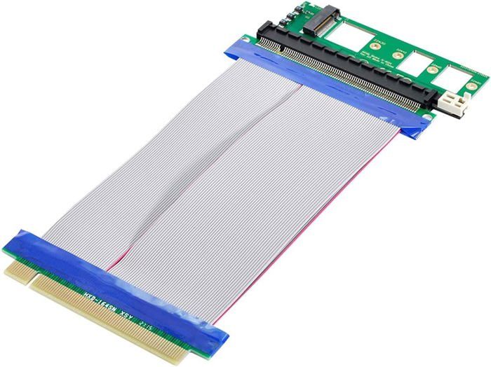Ngff M-Key Nvme Ahci Ssd Vers Pci-E 3.0 16X X16 Adaptateur Vertical ...