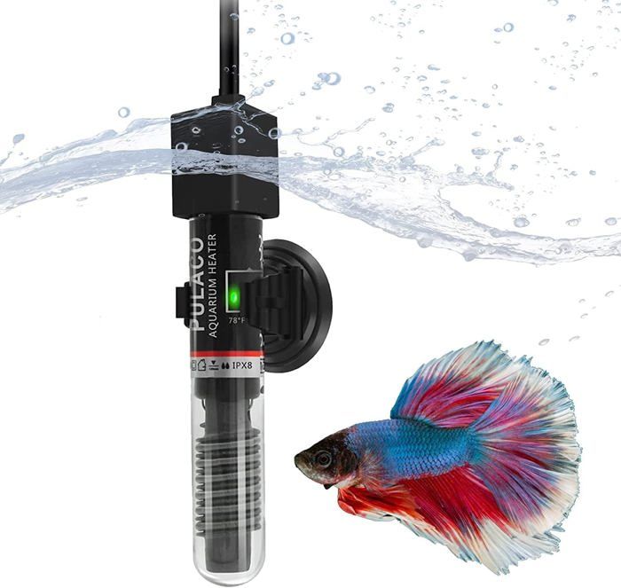 Chauffage Aquarium,Tige chauffante Mini Chauffe-Aquarium 25 W avec ventousesTige chauffante Anti ...