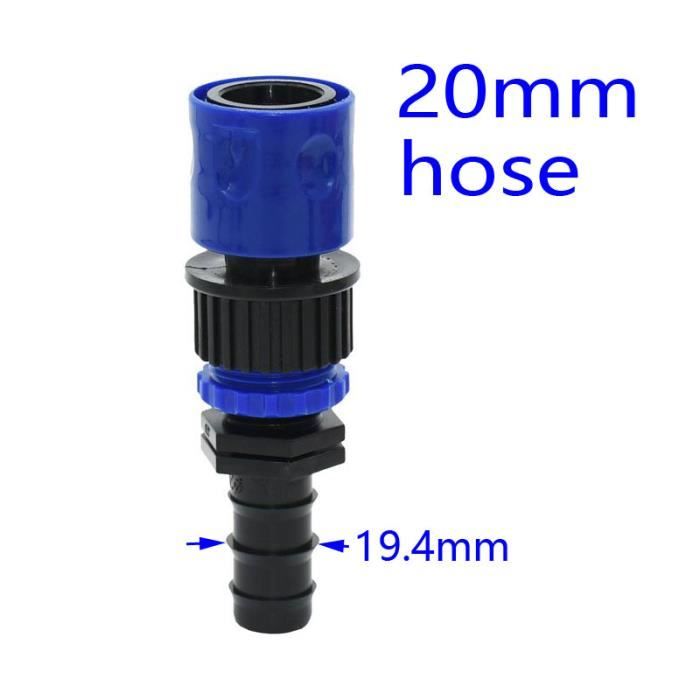 Tuyau de 20 mm-Connecteur Rapide Pour Tuyau D'arrosage, 1-2 3-4, 5-8 ", Robinet De Jardin ...