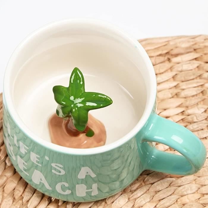Noix De Coco Tasse 3D Tasses Avec Noix De Coco Figure Intérieur 350 Ml ...
