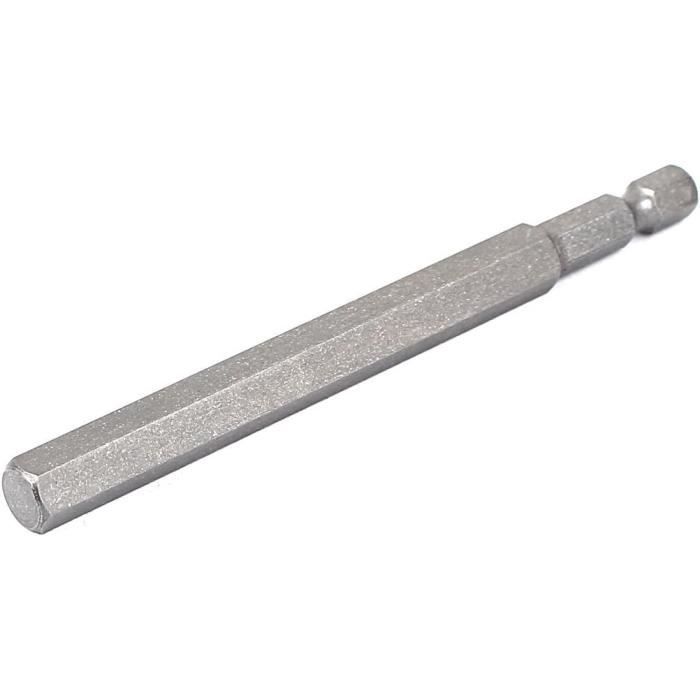 Sourcing Map 100 Mm De Longueur 1-4" Tige Hexagonale 8 Mm H8 Hexagonale ...