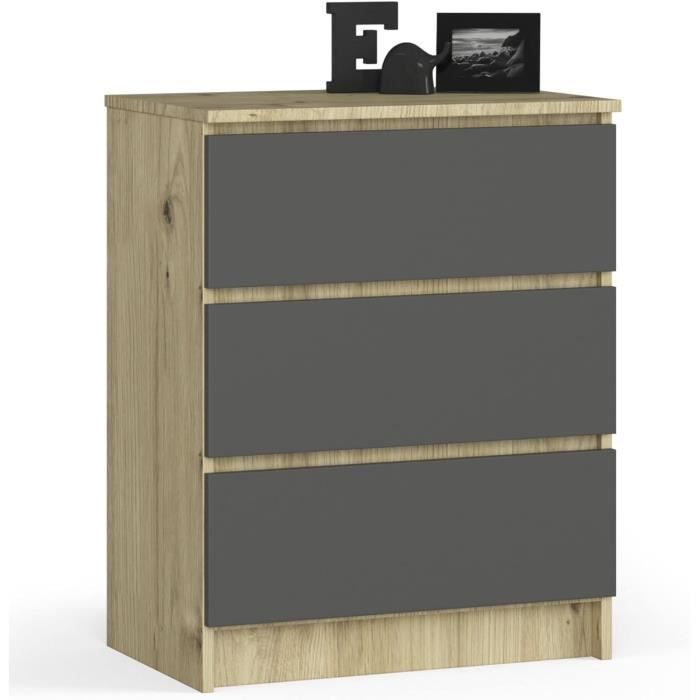 Commode K60 Avec 3 Tiroirs | Commode Classique Pour La Chambre, Salon ...