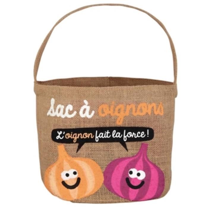 Sac a oignons L'oignon fait la force - Cdiscount Maison