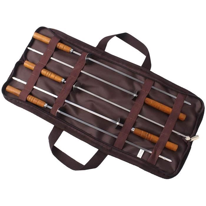 5 Pièces Outils De Barbecue Brochettes De Barbecue, Bâton De Barbecue ...