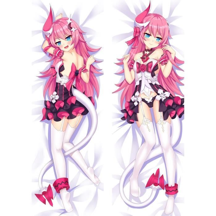 KIH-1319 Taie d'oreiller dessin animé MmiHoYo Honkai Impact 3 Dakimakura, 2 côtés imprimés ...