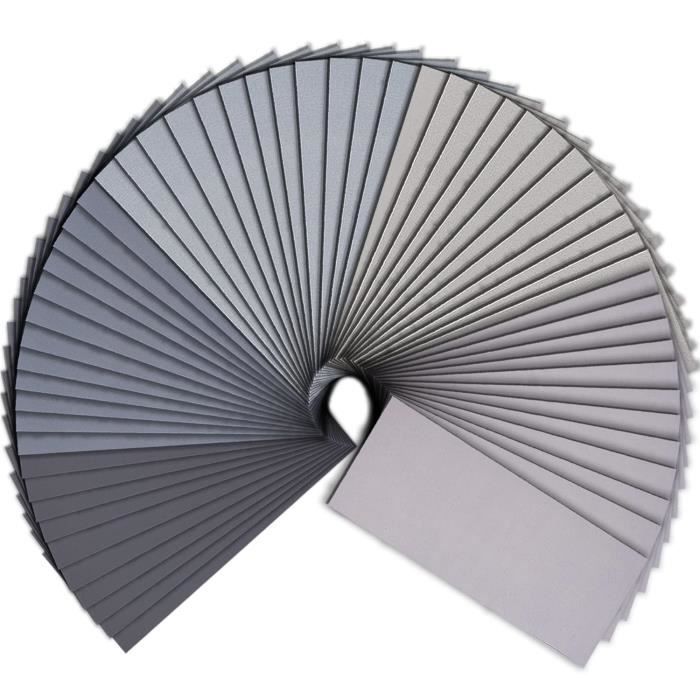 90 Pièces Papier De Verre Sec Et Humide Papier Abrasif Assortiment De ...
