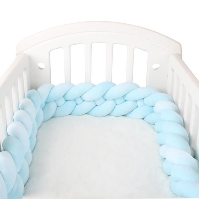 Tour de Lit Bebe Coussin Serpent Velours Berceau Pare-chocs Tresse Bebe ...