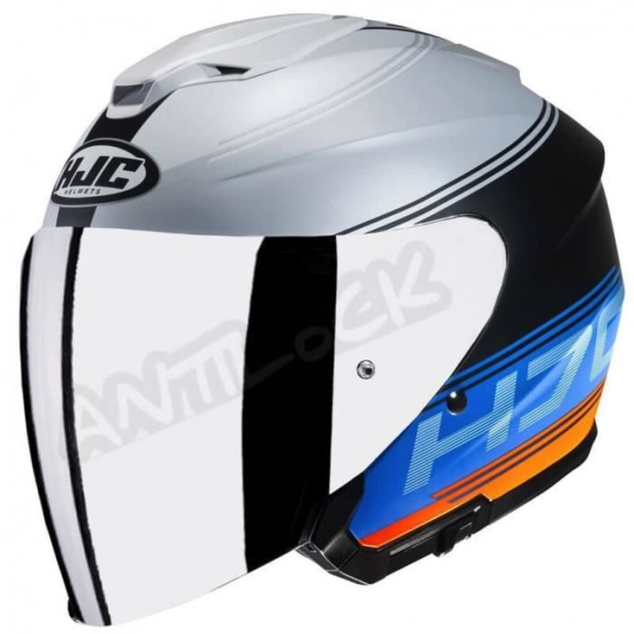 HJC JET i30 VICOM AVEC VISIÈRE MIROIR IRIDIUM - Cdiscount Auto