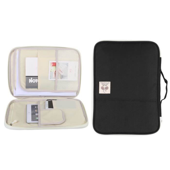 Mxzzand Document Case A4 Document Bag File Folder Portfolio Organizer ...