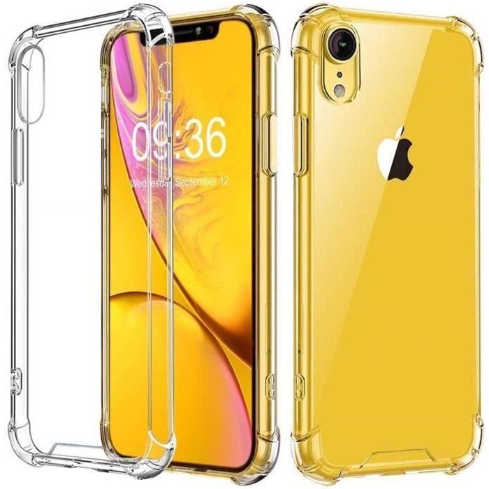 Coque Antichoc - Phonillico® - iPhone XR - Silicone Souple - Ultra Slim ...