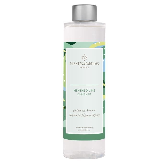RECHARGE POUR BOUQUET PARFUME 200ML MENTHE DIVINE - PLANTES ET PARFUMS ...
