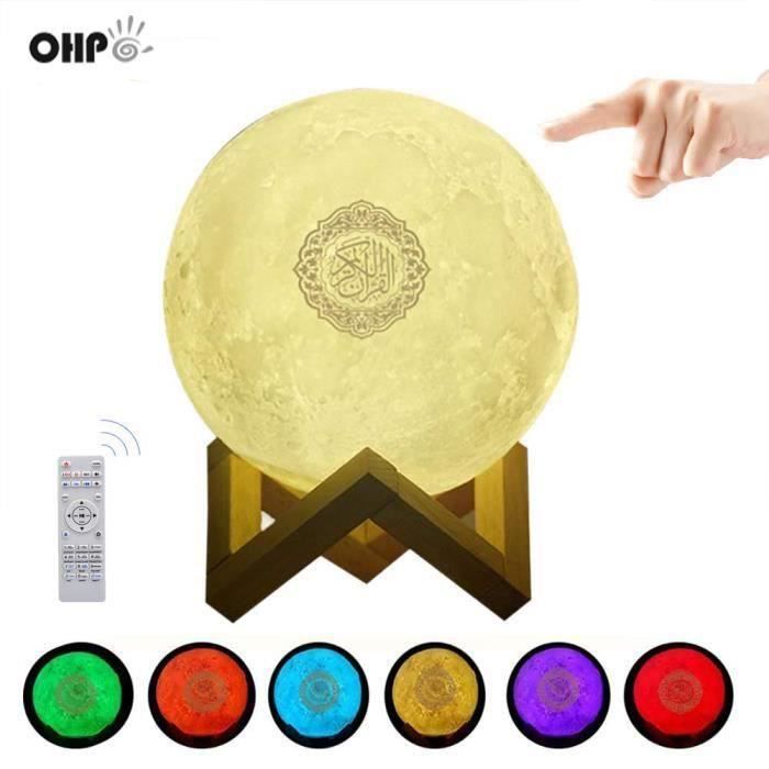 Révéler-OHP Enceinte bluetooth Coran Touch LED Lamp Portable Haut ...