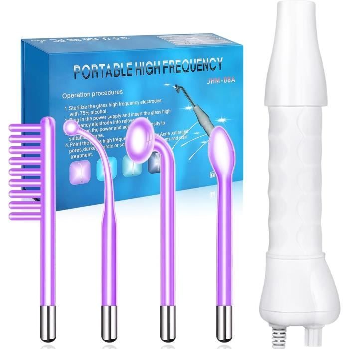 Appareil Haute Fréquence Esthetique, Outils De Beauté Avec 4 Argon ...