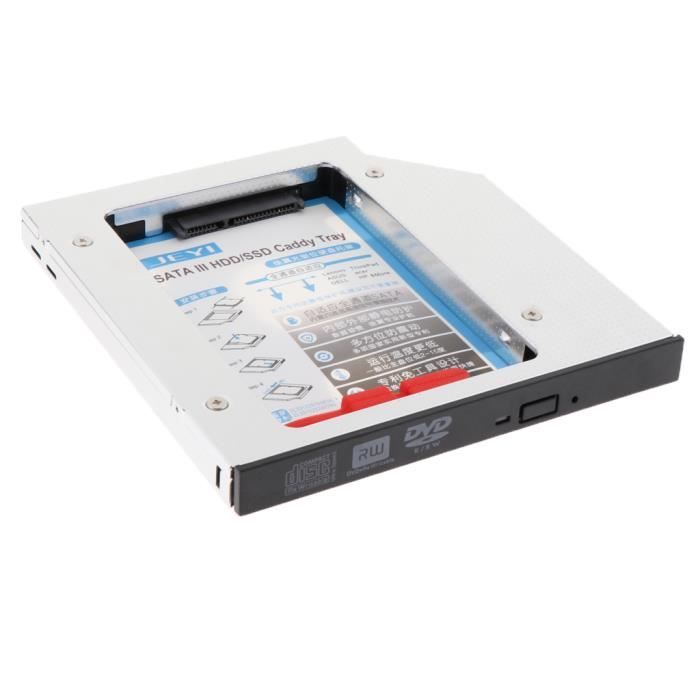 Universal 2.5 '' HDD Caddy 12.7mm SATA SSD Adapter CD / DVD-ROM Drive ...