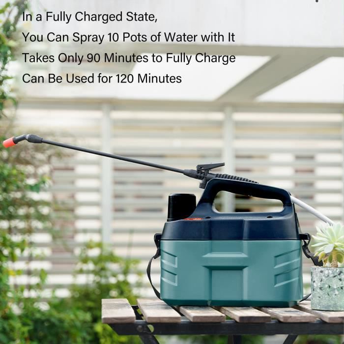 JAR Pulvérisateur à batterie 5L, Pulvérisateur électrique pour gazon ...