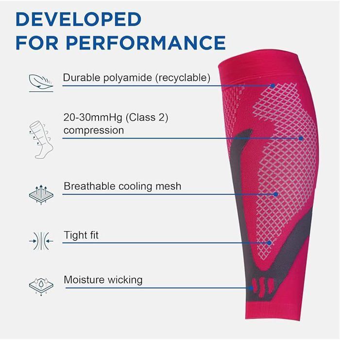 Manchon Compression Mollet, Bas de Contention Sans Piedc Femme Homme ...