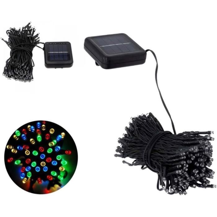 100 Cordes Christmas Lights Lumière De Noël Solar Light Déco Jardin ...