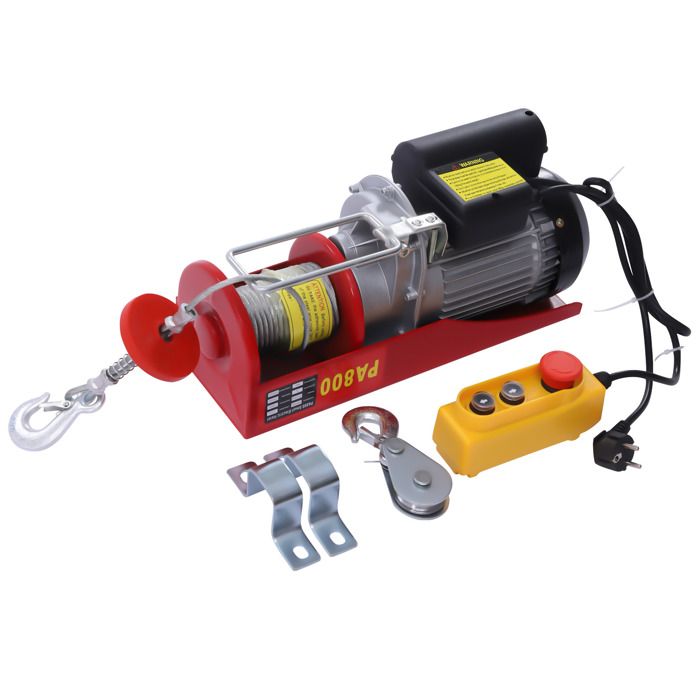 Treuil Électrique 220V, Capacité de Levage jusqu'à 800kg ...