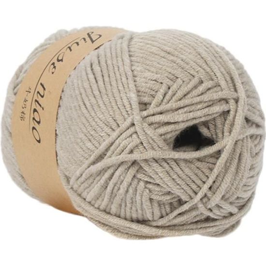 1 PC 50g Chunky Coloré Main Tricot Bébé Lait Coton Crochet Tricots ...