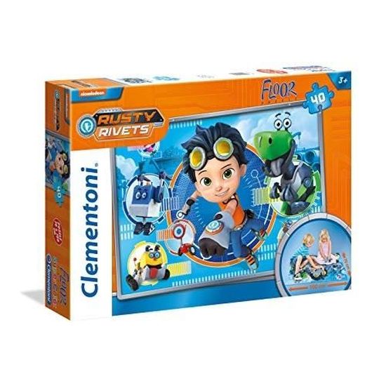PUZZLE 40 FLOOR RUSTY RIVETS CLEMENTONI 25460 - Cdiscount Jeux - Jouets