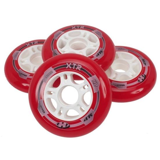 Roues de roller Xtr 90 mm rouge pack 4 - Hyper UNI Rouge - Achat ...