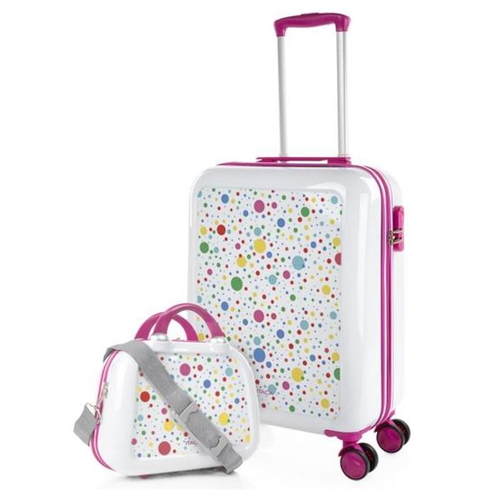 Set Valise Rigide, Lot De Valises Soute Avion 4 Roulettes 703650B ...