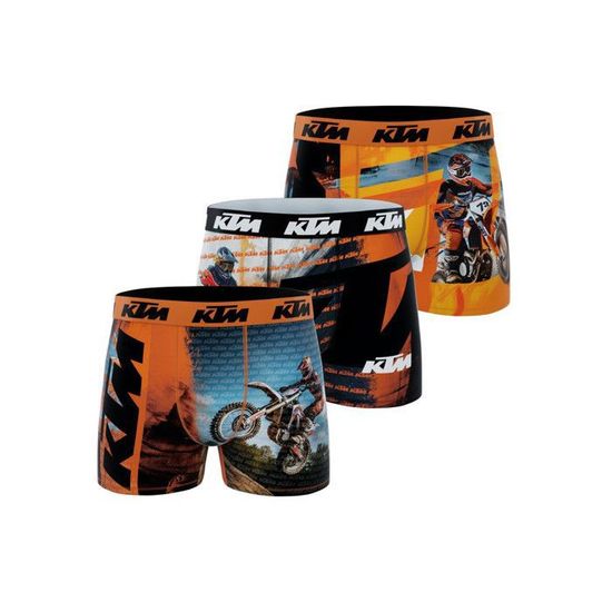 Boxers Garçon KTM - Orange - Taille 14/16 ans - Lot de 3 Orange ...