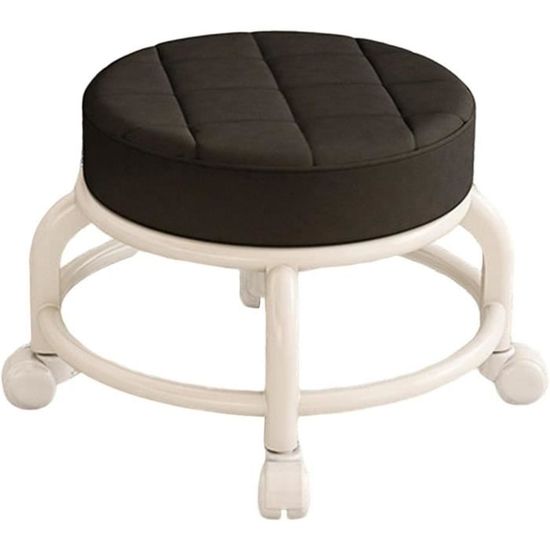 Tabouret À Roulettes, Siège Rond, Tabouret Bas À Chaussures, Tabouret ...