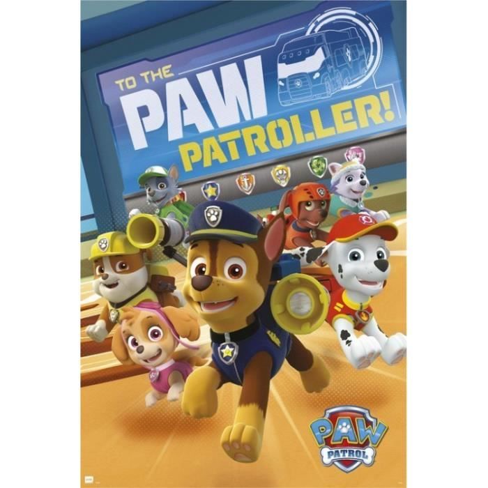 Poster Pat' Patrouille - Patroller (91 x 61 cm) - Cdiscount