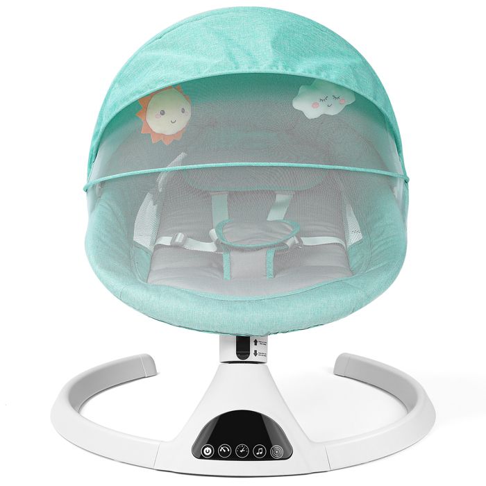 Transat Balancelle Électrique Bébé 0-12 mois jusqu'à 20KG, 5 Vitesses ...