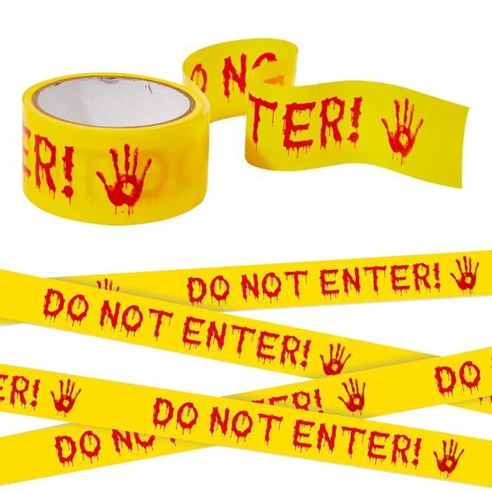 Ruban De Signalisation D'Halloween - 4,8 Cm X 25 M - Résistant À La ...