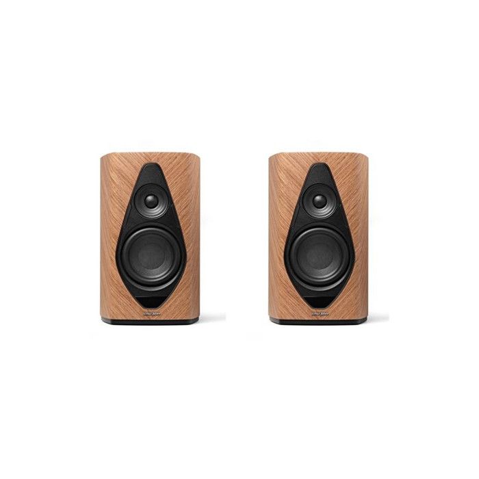 Enceintes connectées Hi Fi Sonus Faber Duetto Noyer Vendues par paire ...