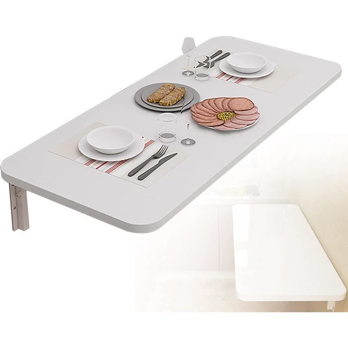 LIWI-Table de Cuisine Pliante Table à Manger Pliable Fixée Au Mur pour ...