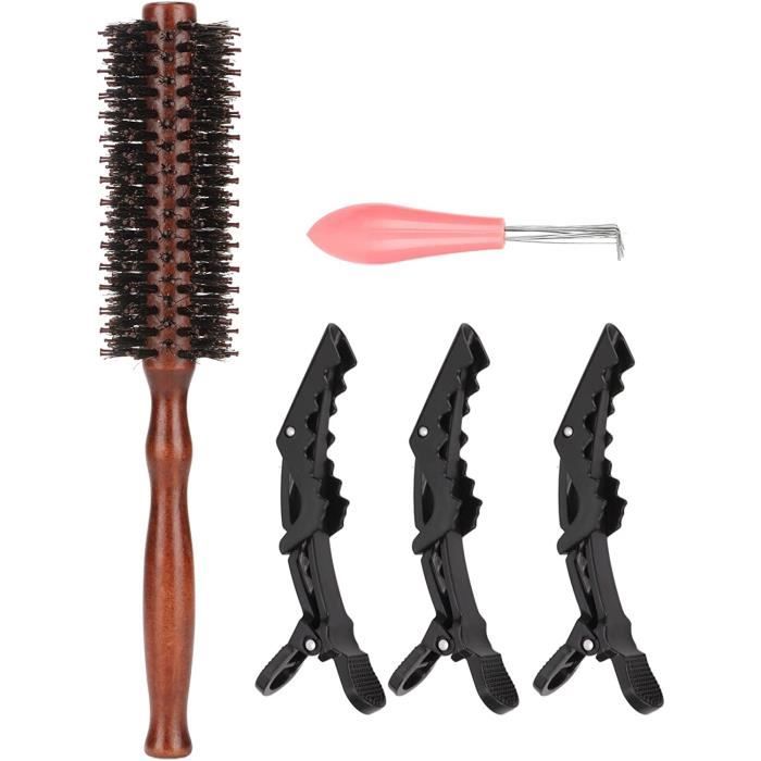 Brosse Ronde Wodden, Brosse à Cheveux Ronde Ensemble de Brosses à ...