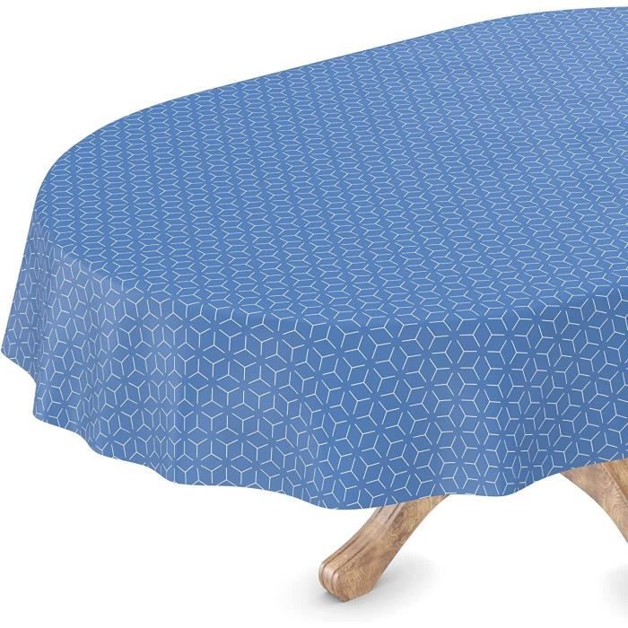 Nappe De Table En Toile Cirée, Lavable, Ovale, Bord Coupé, Style ...