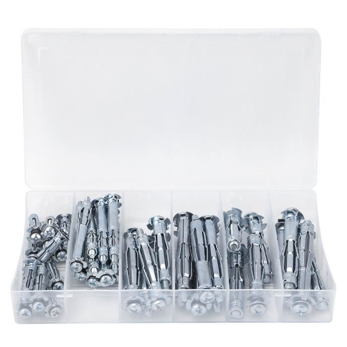 Kit de vis pour plaques de plâtre en fer Zinc 42 pièces, vis pour ...