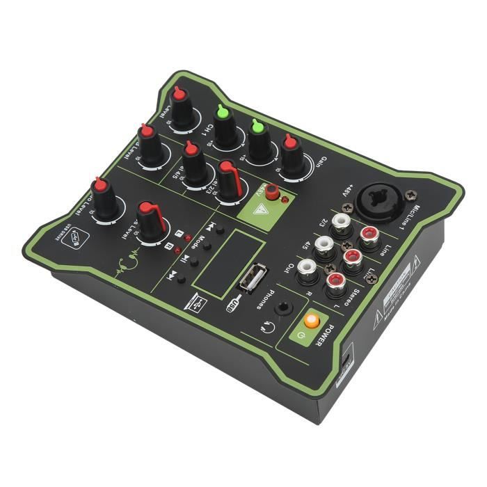Mini Table De Mixage Audio Console De Mixage Portable, Réponse Rapide ...
